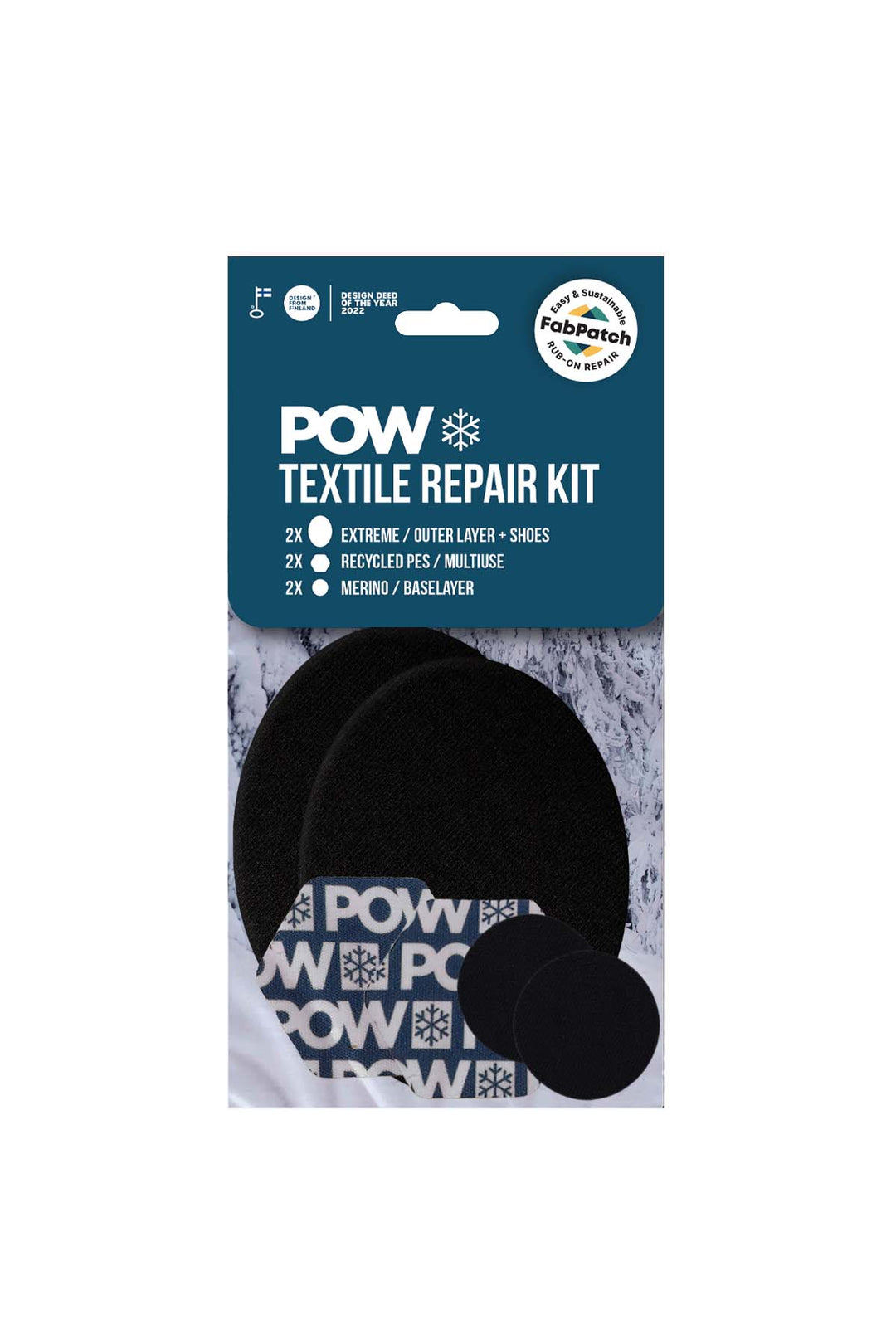 POW Textile repair kit – Vaatelaastari